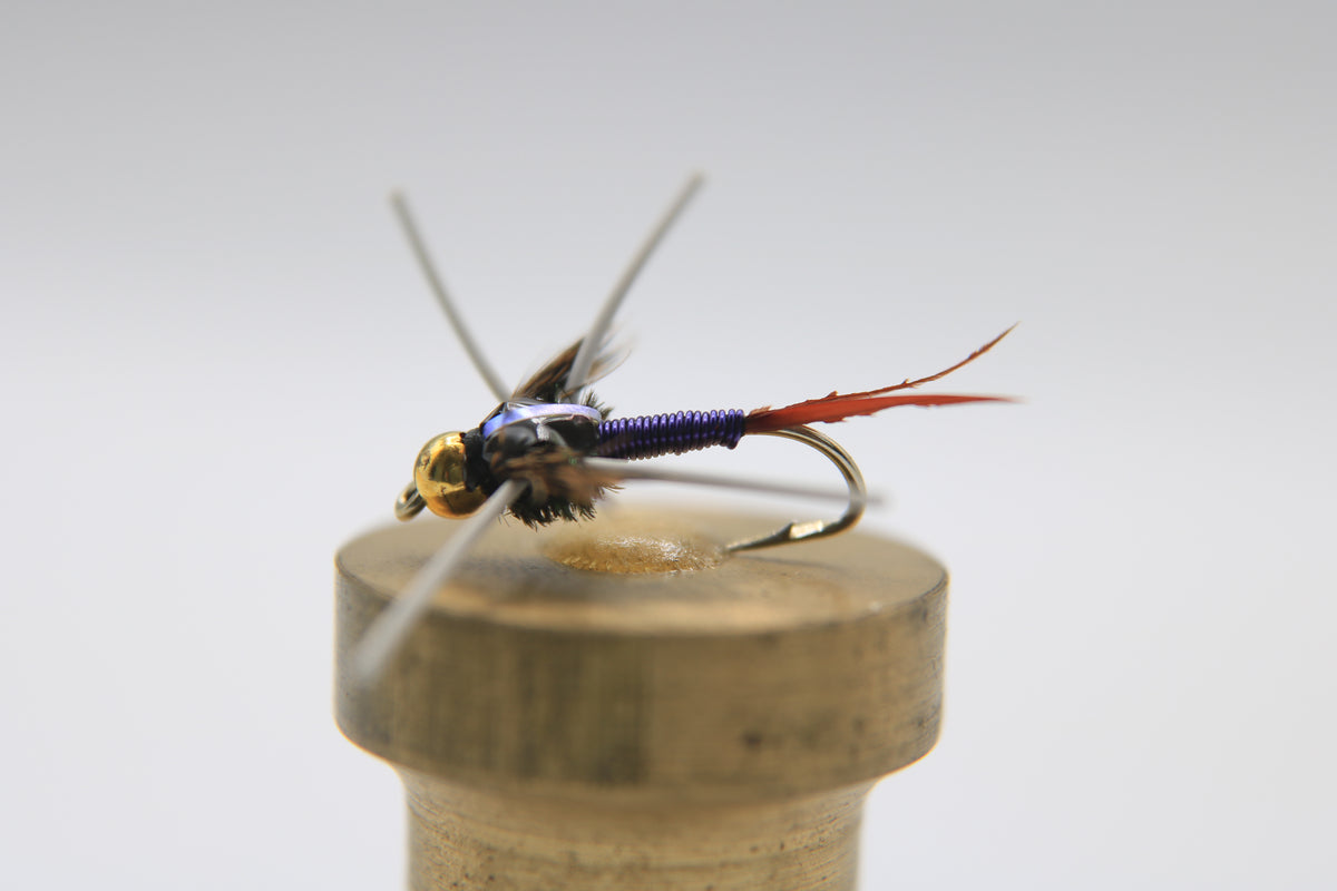 Tungsten Bead Head Copper John Rubber Leg – Risen Fly