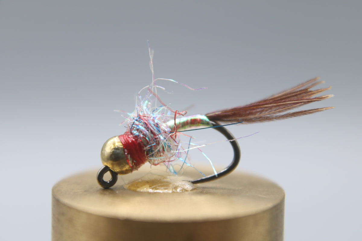 Tungsten Bead Barbless Jig Rainbow Warrior – Risen Fly