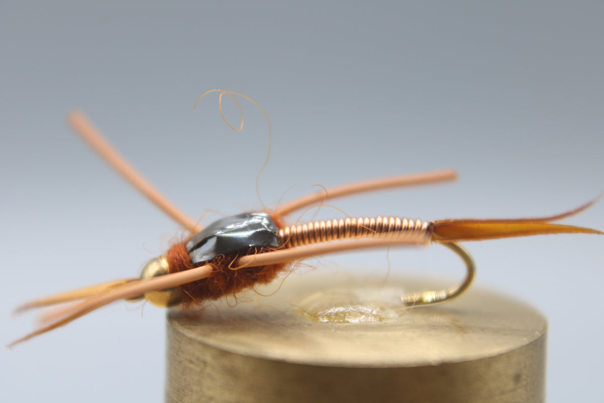 Tungsten Bead Head Wire Body Rubber Leg Stonefly Nymph – Risen Fly