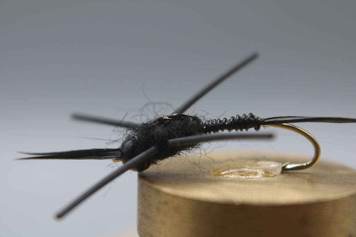 Bead Head Stonefly Nymph Wire Body Rubber Leg – Risen Fly